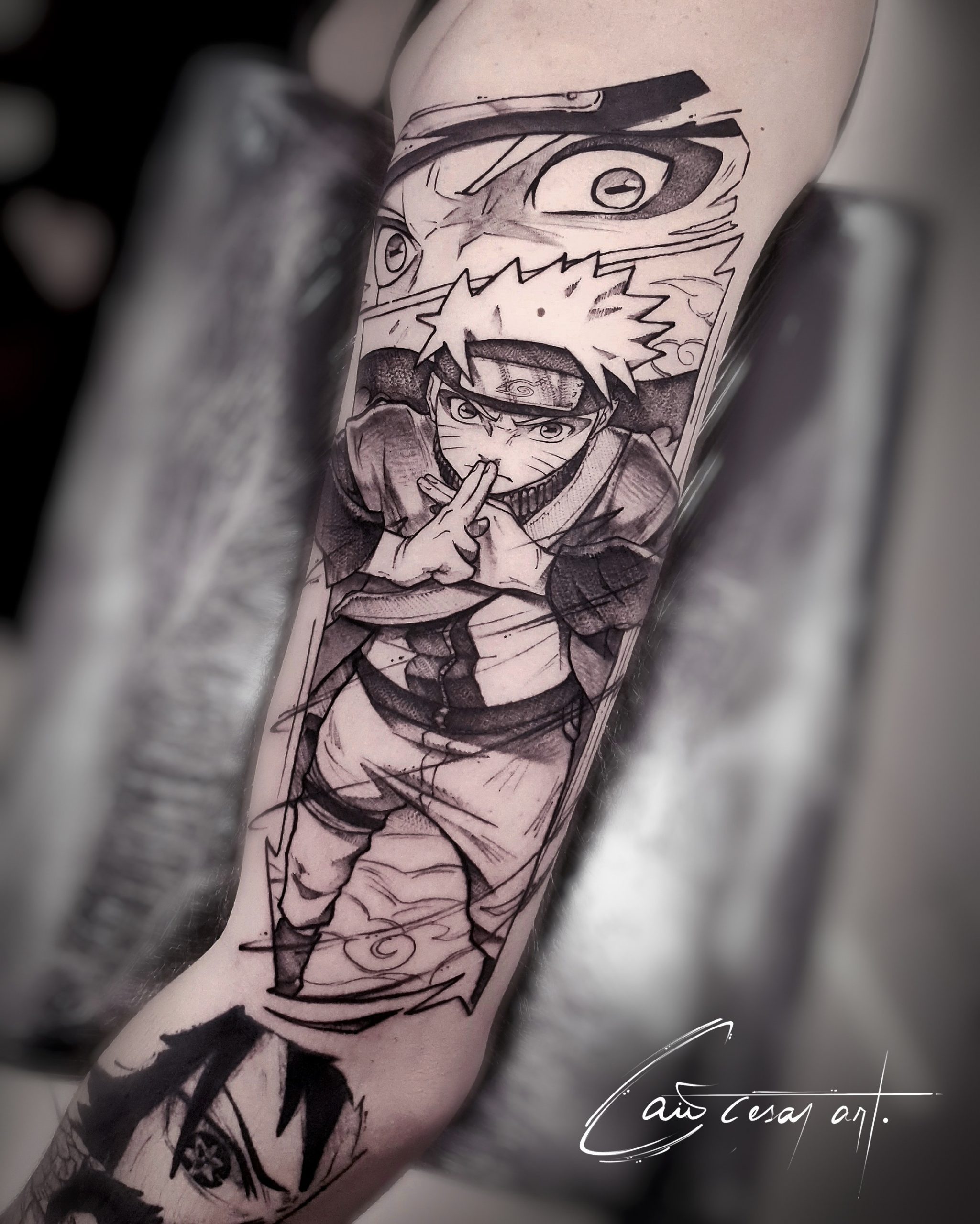 Geek e Blackwork na pele: A singular arte de Caio Cesar no universo das ...